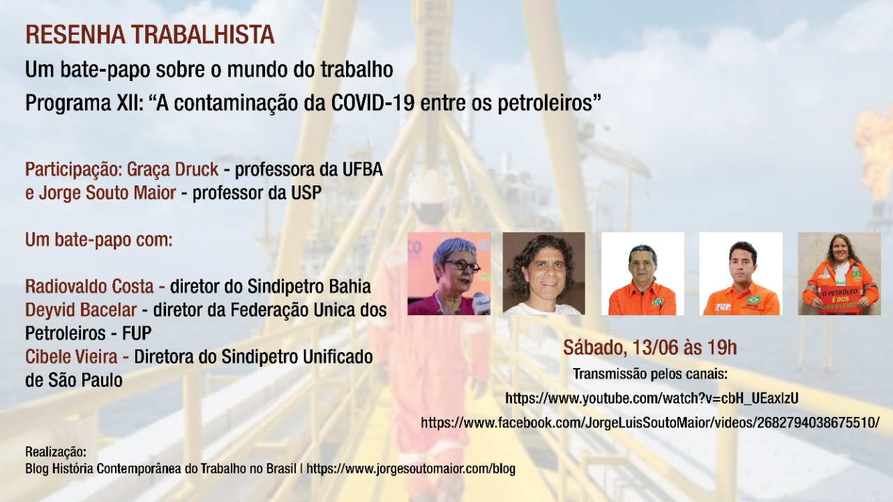 LIVE: A contaminação da COVID-19 entre pretoleiros – ABET