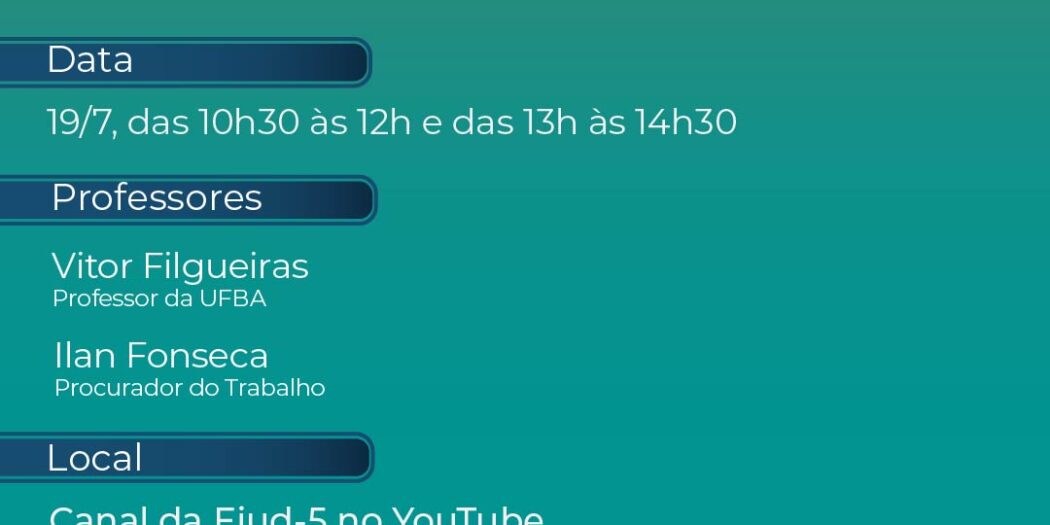 Oficina sobre plataformização – ABET